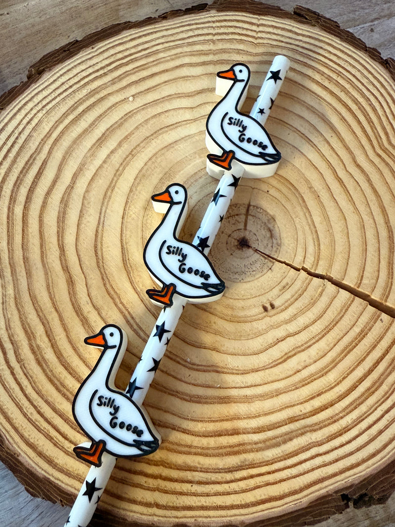 Silly Goose Straw Topper – Sweary Kim