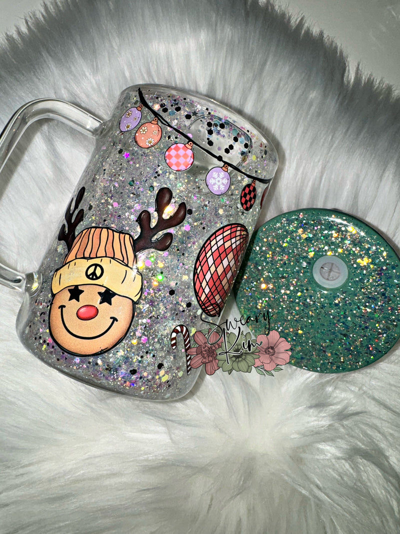 Retro Christmas Snowglobe Mug RTS – Sweary Kim