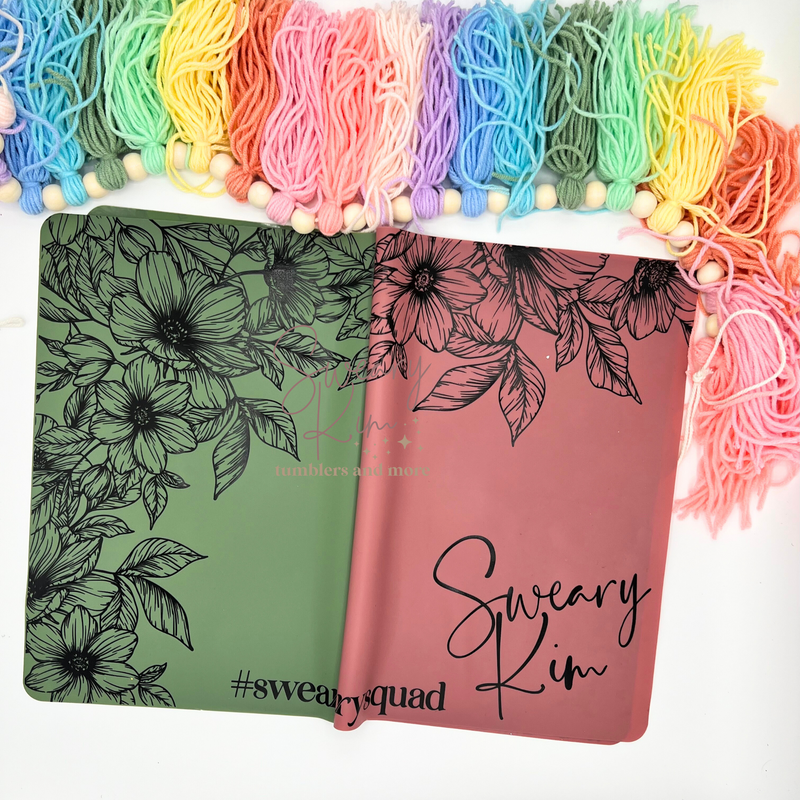 SK Floral Silicone Mat – Sweary Kim