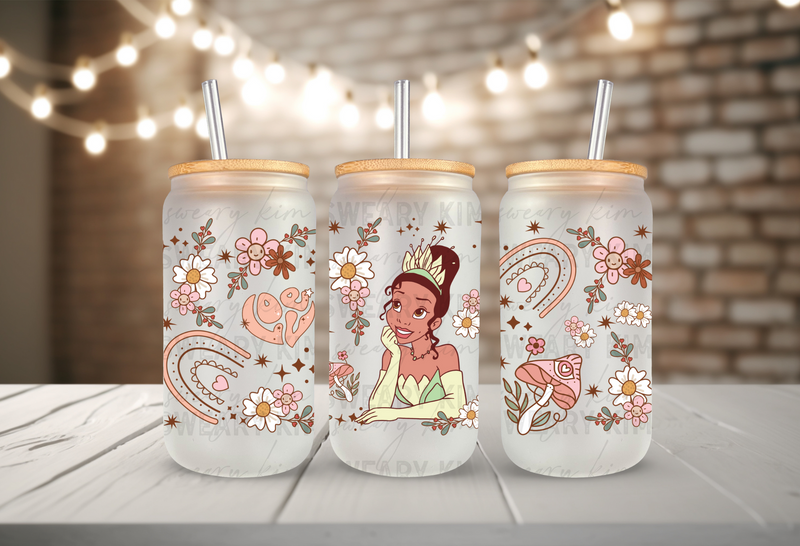 Cajun Princess UV Dtf 16oz glass can wrap – Sweary Kim